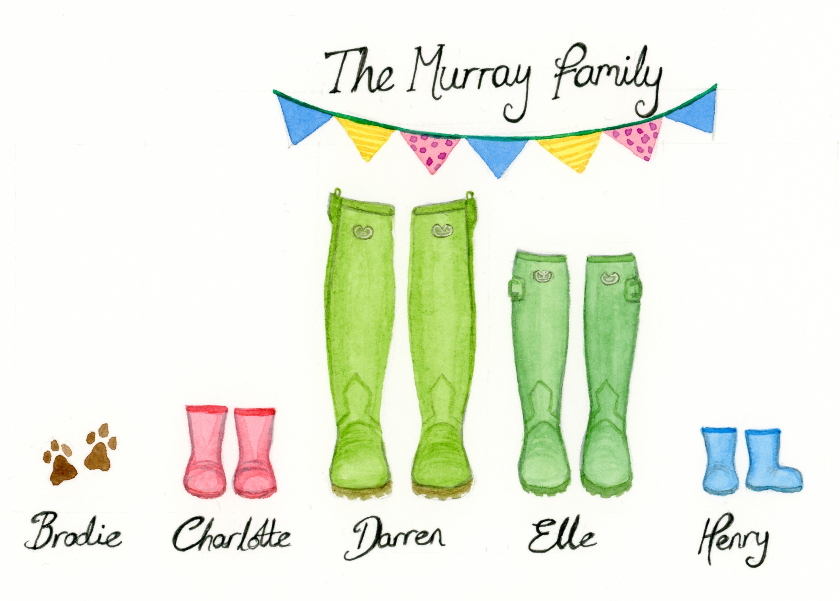 Family Wellies – Prim & Dotty
